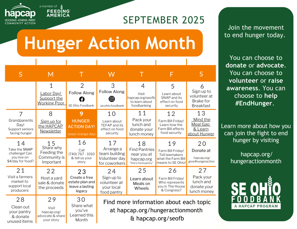 Hunger Action Month - HAPCAP